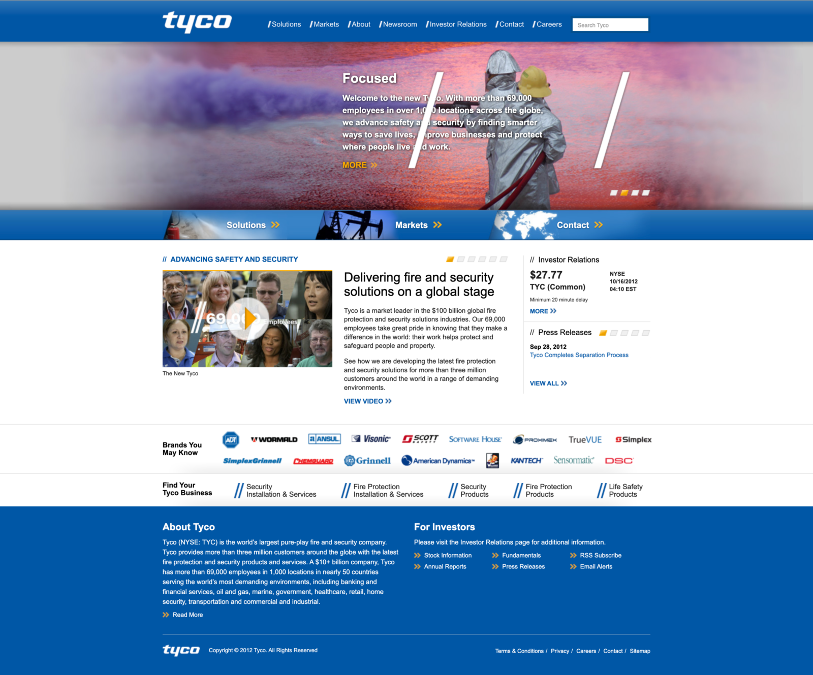 Tyco: Global Rebrand Under Resource Challenges | Jeff Simpson Digital